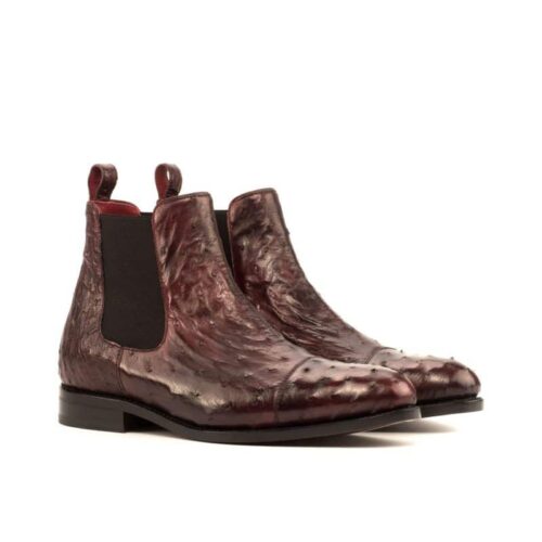 The Fulton St. Chelsea Boot No. 4149 | Genuine Ostrich | Robert August