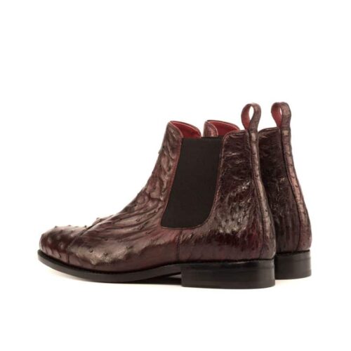 The Fulton St. Chelsea Boot No. 4149 | Genuine Ostrich | Robert August