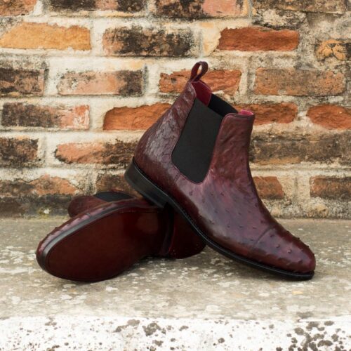 The Fulton St. Chelsea Boot No. 4149 | Genuine Ostrich | Robert August