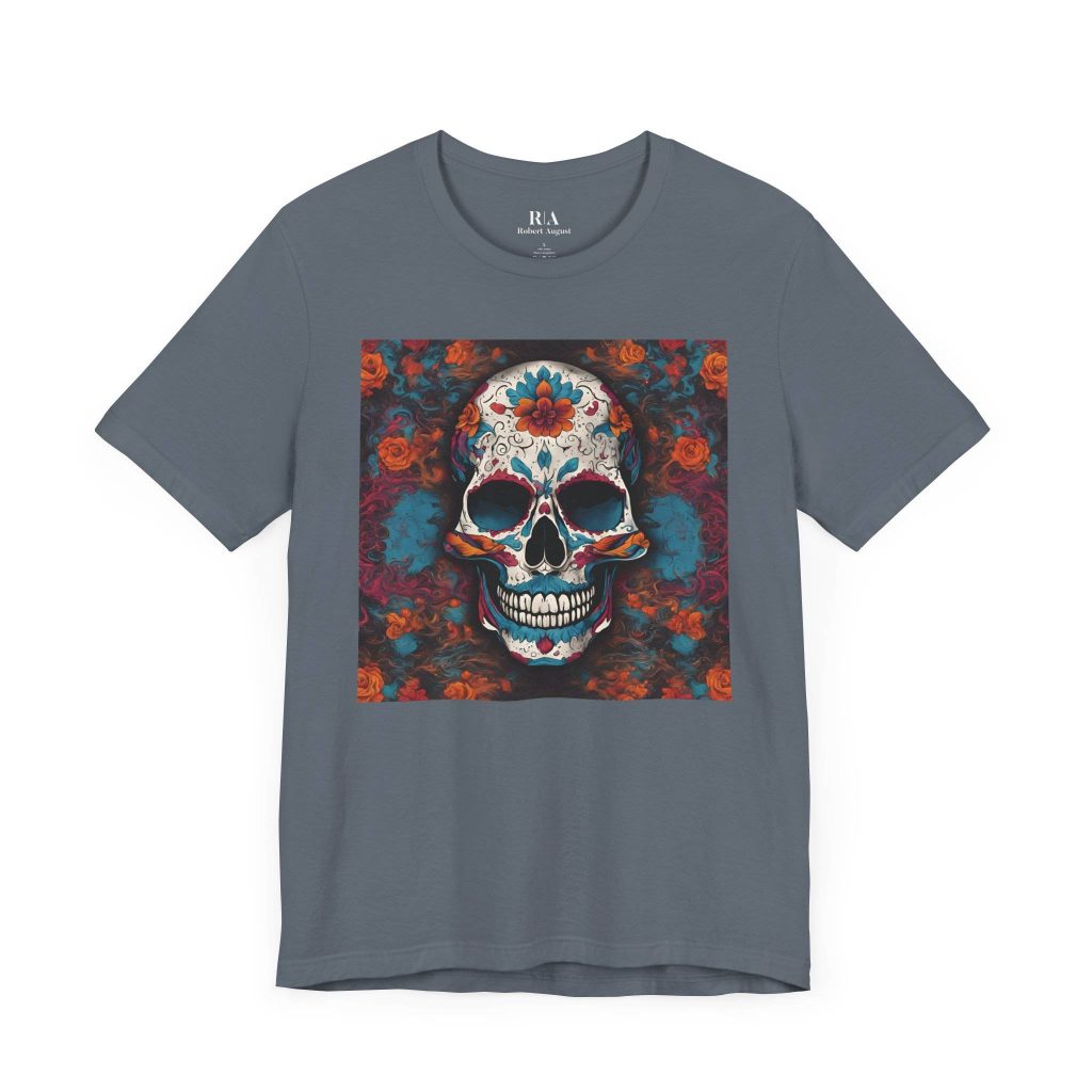 Sugar Skull Graphic Tee | 100% Airlume Cotton | Robert August